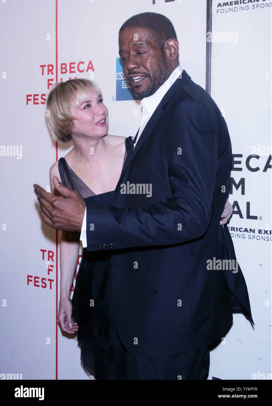 Renee Zellweger and Forest Whitaker arrive for the Tribeca Film ...