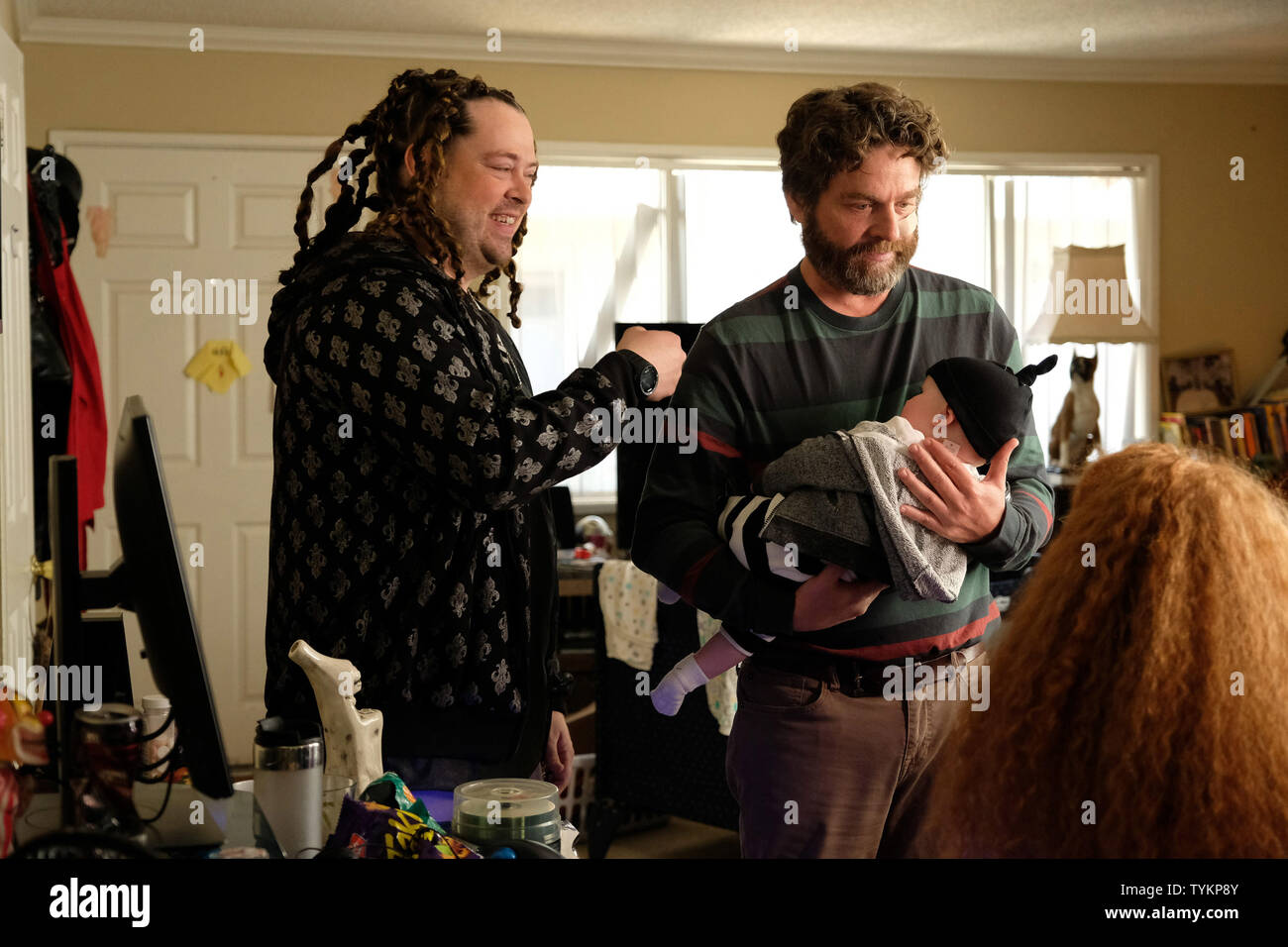 BASKETS, from left: Tommy Snider, Zach Galifanakis in 'Cat People ...