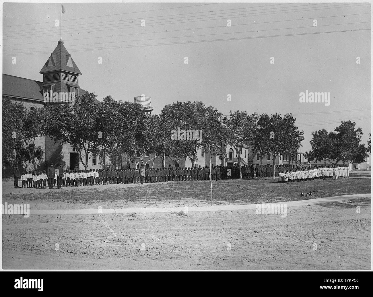 Indian training school Black and White Stock Photos & Images - Alamy
