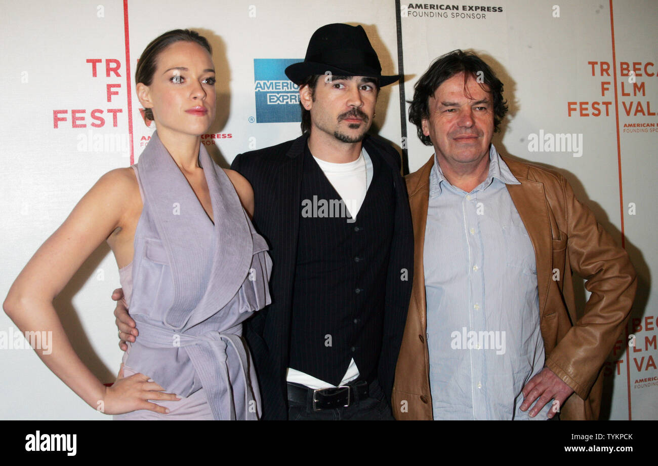 Neil Jordan, Colin Farrell and girlfriend Alicja Bachleda arrive for ...