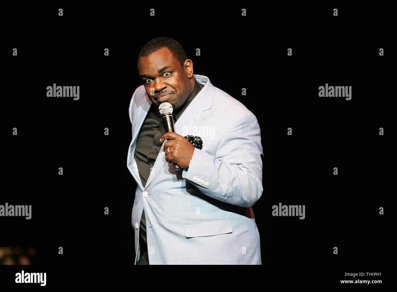 Rodney Perry performs his comedy routine at the Theater at Madison ...