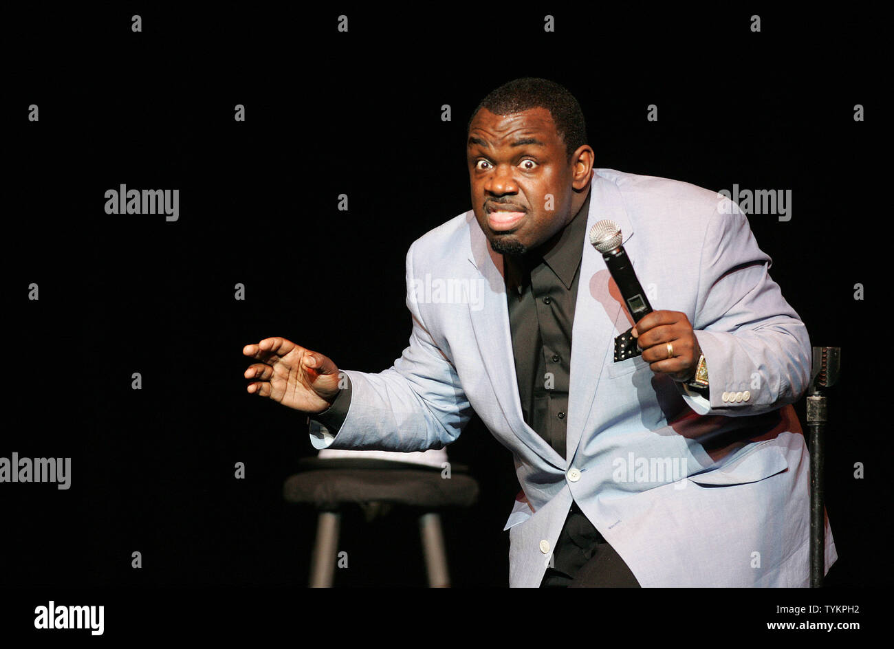 Rodney Perry performs his comedy routine at the Theater at Madison ...