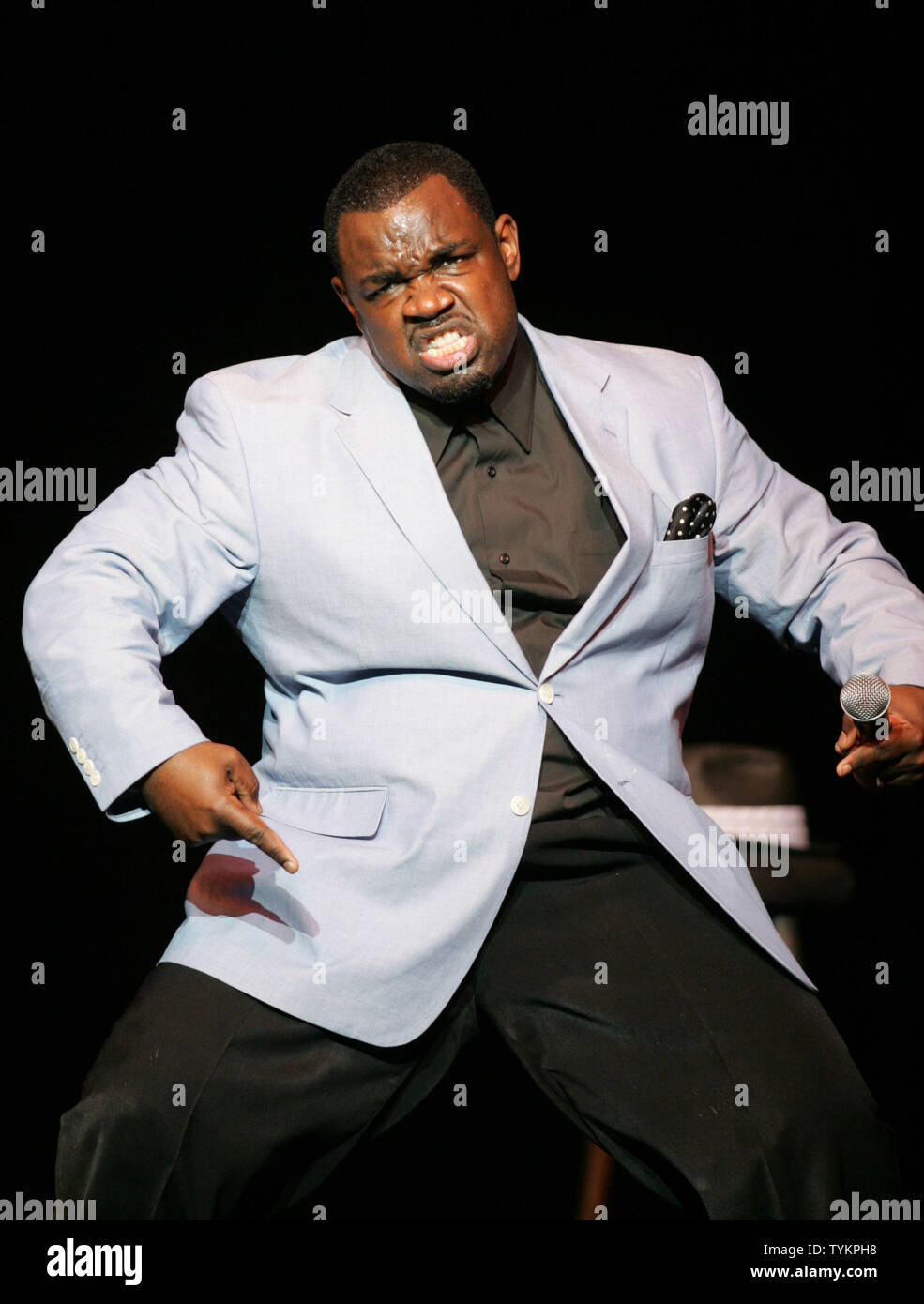 Rodney Perry performs his comedy routine at the Theater at Madison ...