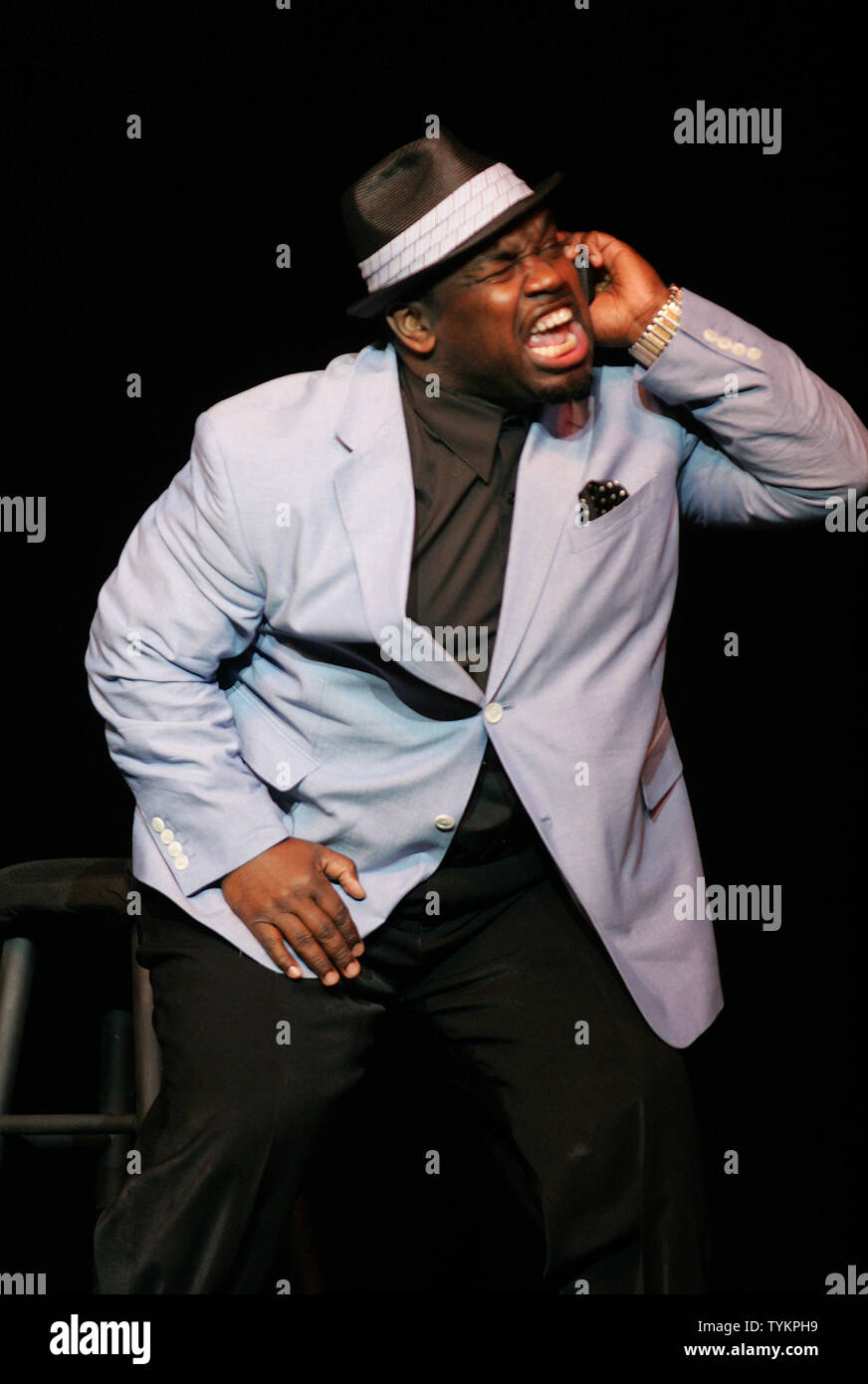 Rodney Perry performs his comedy routine at the Theater at Madison ...