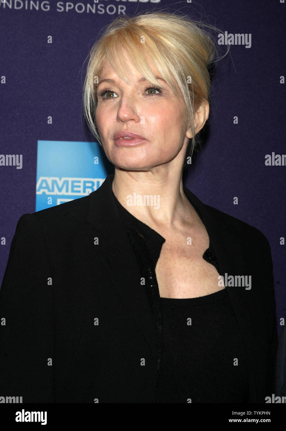 Ellen Barkin arrives at the Tribeca Film Festival Premiere of "Letters ...