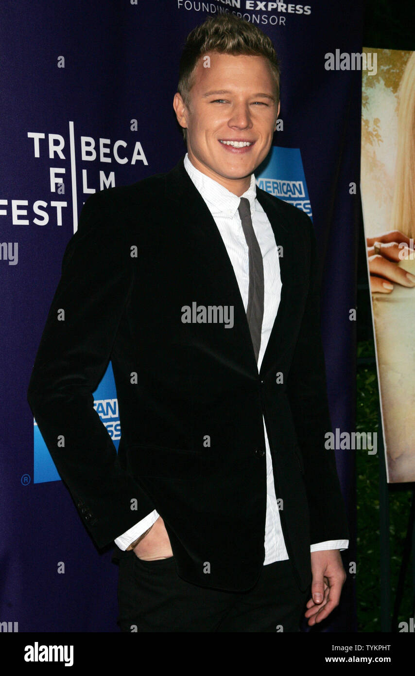 Christopher Egan arrives at the Tribeca Film Festival Premiere of ...
