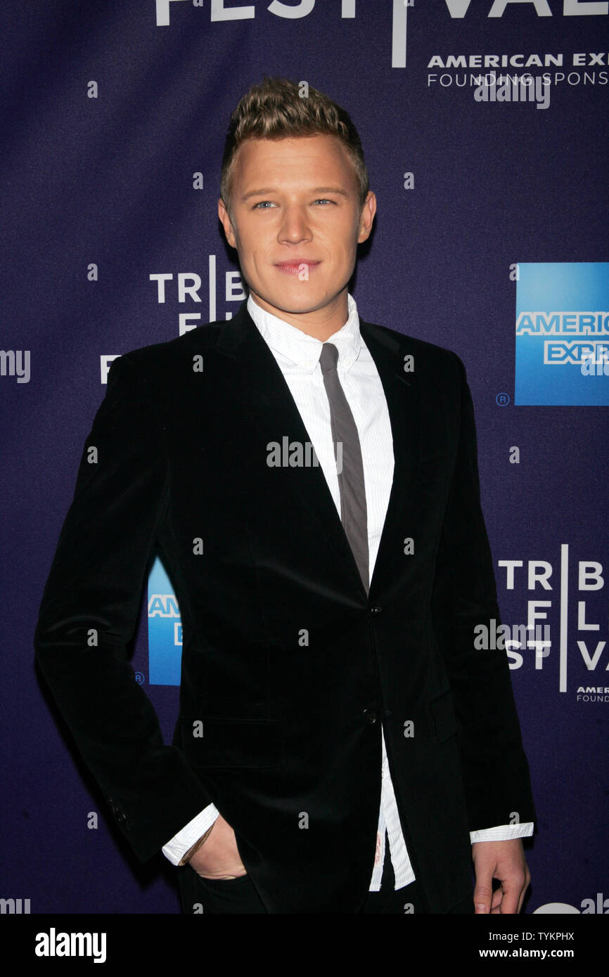 Christopher Egan arrives at the Tribeca Film Festival Premiere of ...