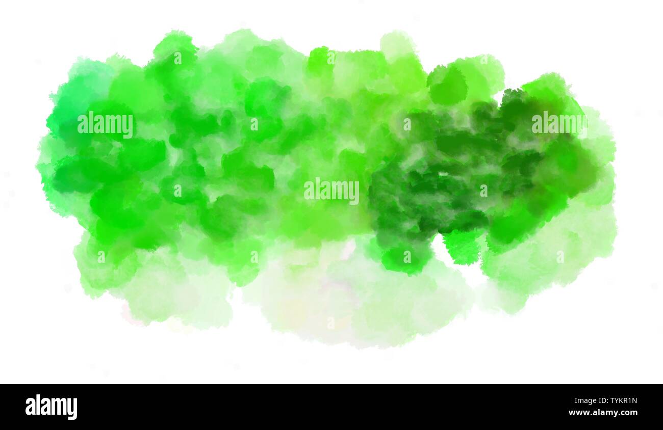 watercolor background. painting with lime green, tea green and light ...