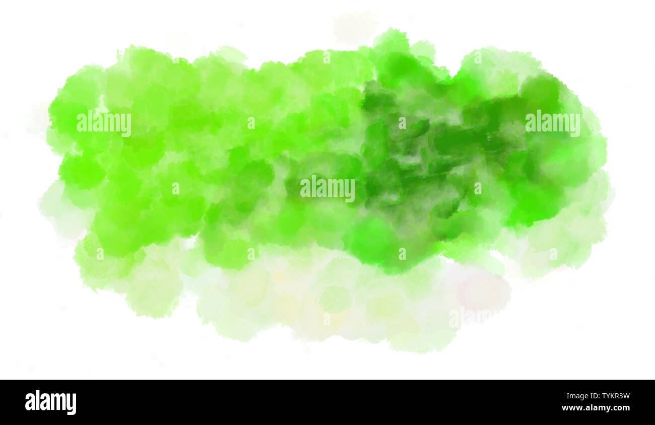 watercolor moderate green, beige and pale green color graphic ...