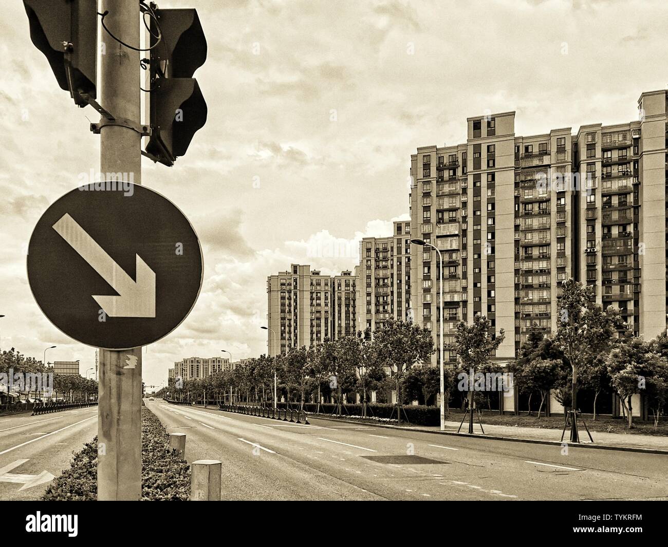 City Street View Stock Photo - Alamy