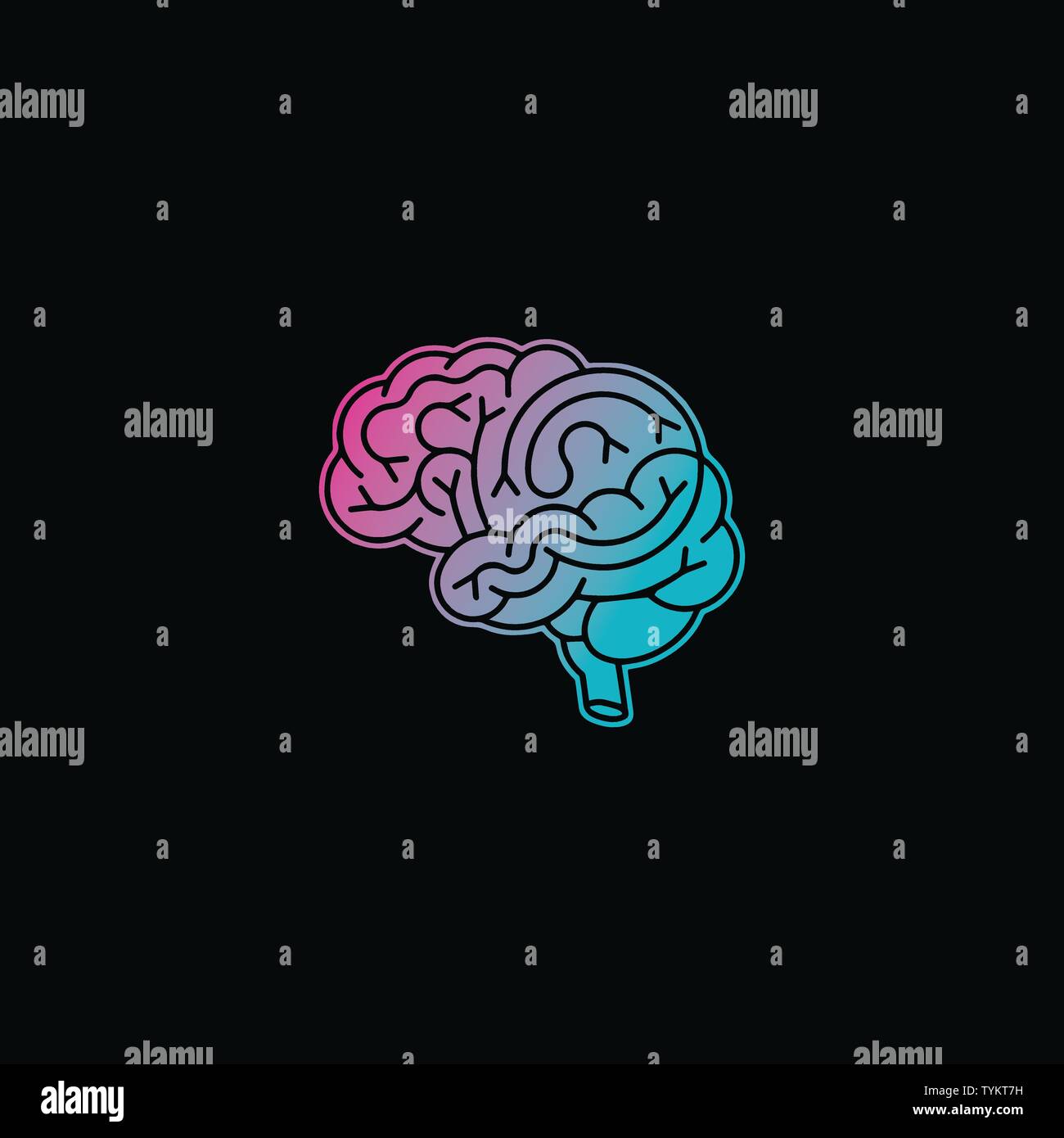 Brains cortex Stock Vector Images - Alamy