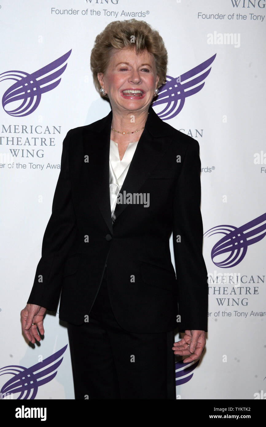 Jo Sullivan Loesser arrives for the 2010 American Theatre Wing Gala at ...