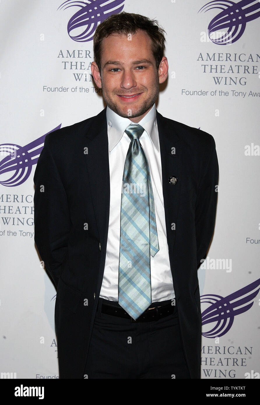 Chad Kimball arrives for the 2010 American Theatre Wing Gala at ...