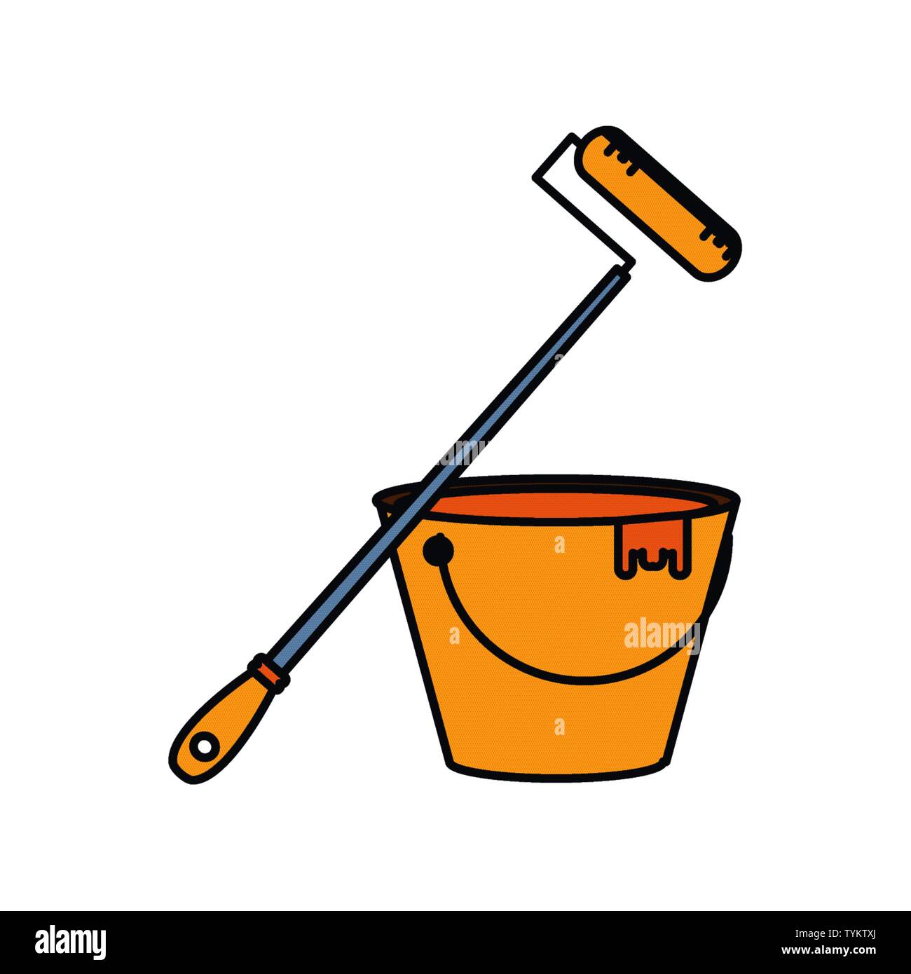 Bucket tool design, under construction work repair progress ...
