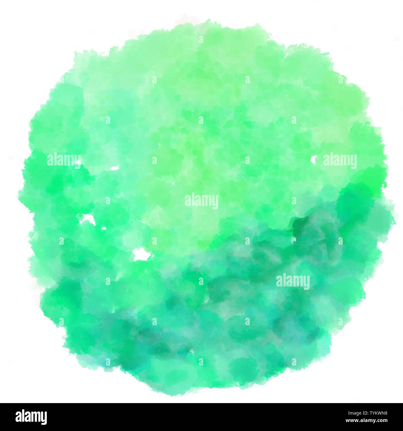 watercolor medium aqua marine, light sea green and pale green color ...