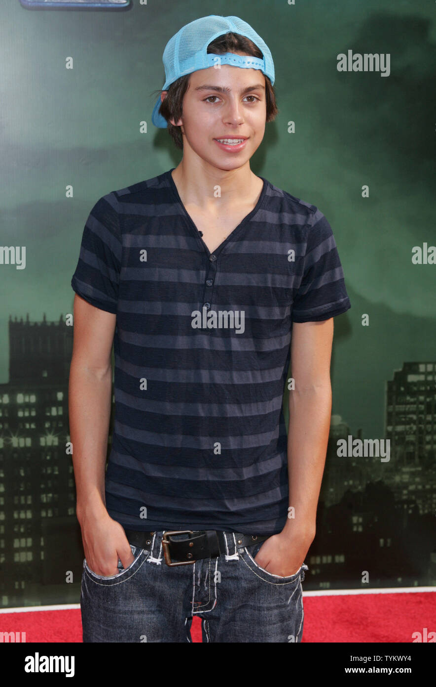 Jake T. Austin arrives at "The Sorcerer's Apprentice" Premiere at the ...