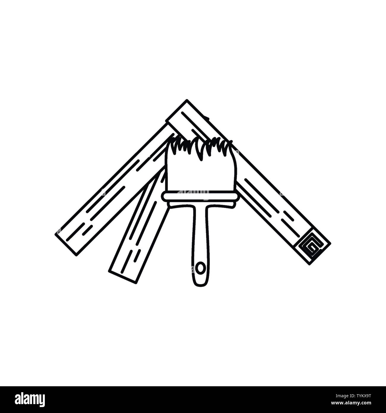 Wood and tool design, under construction work repair progress ...