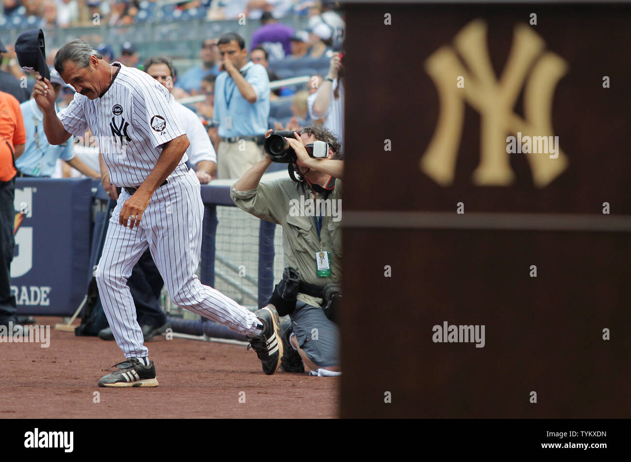 New York Yankees legend Ron Guidry is introduced at New York Yankees ...