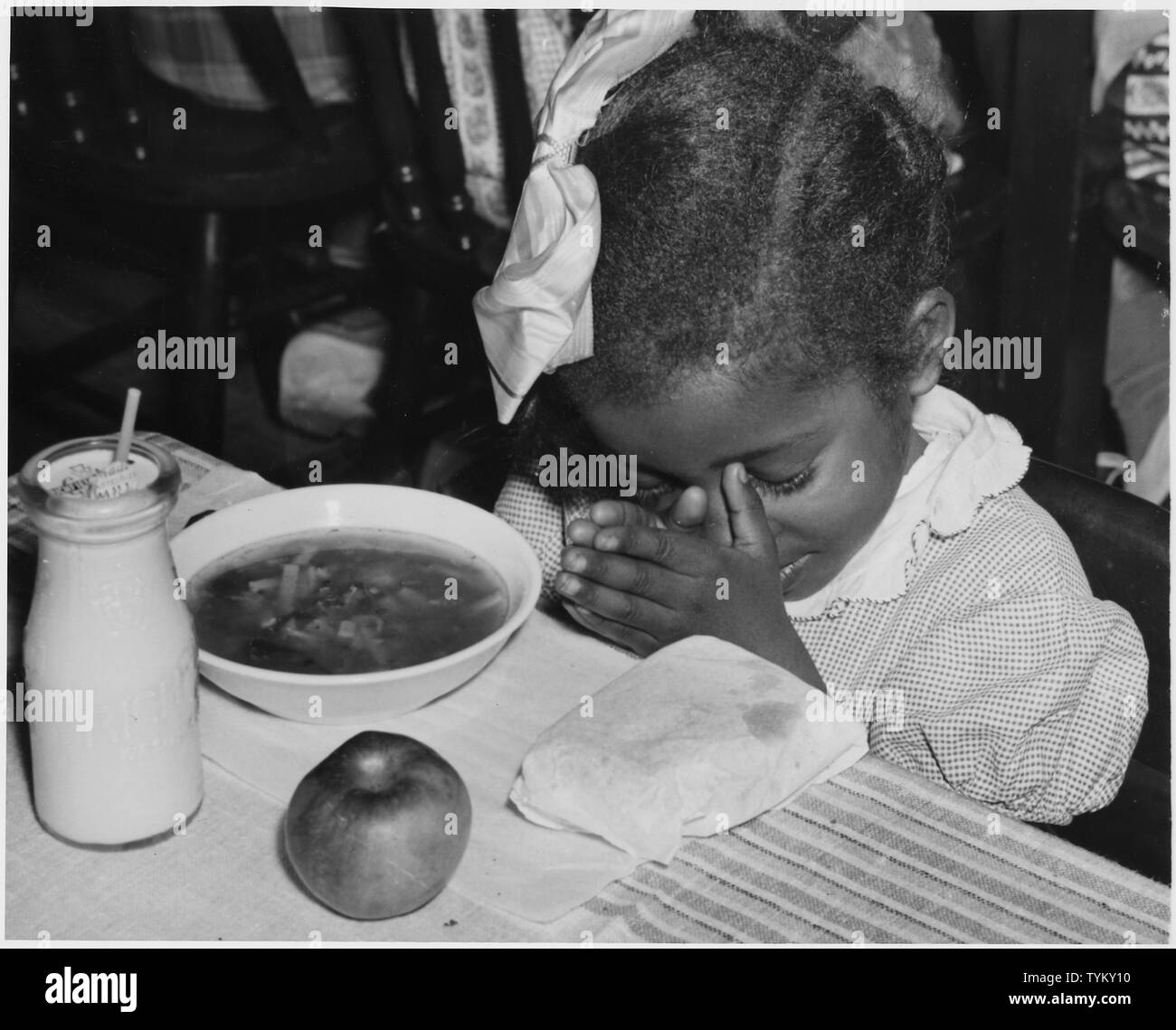 Surplus Commodities: School Lunch Programs Stock Photo - Alamy