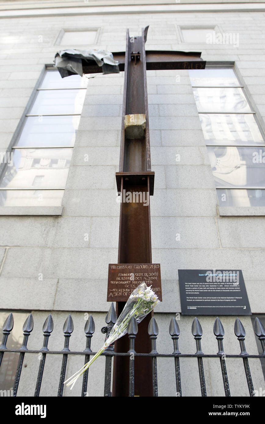 The Steel Cross that was created in the destruction of The World Trade ...
