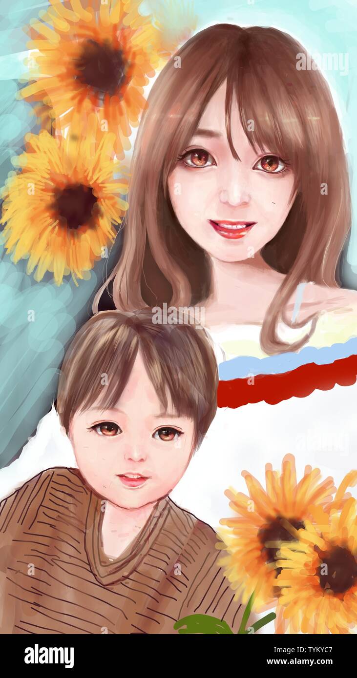 Draw the picture Stock Photo - Alamy