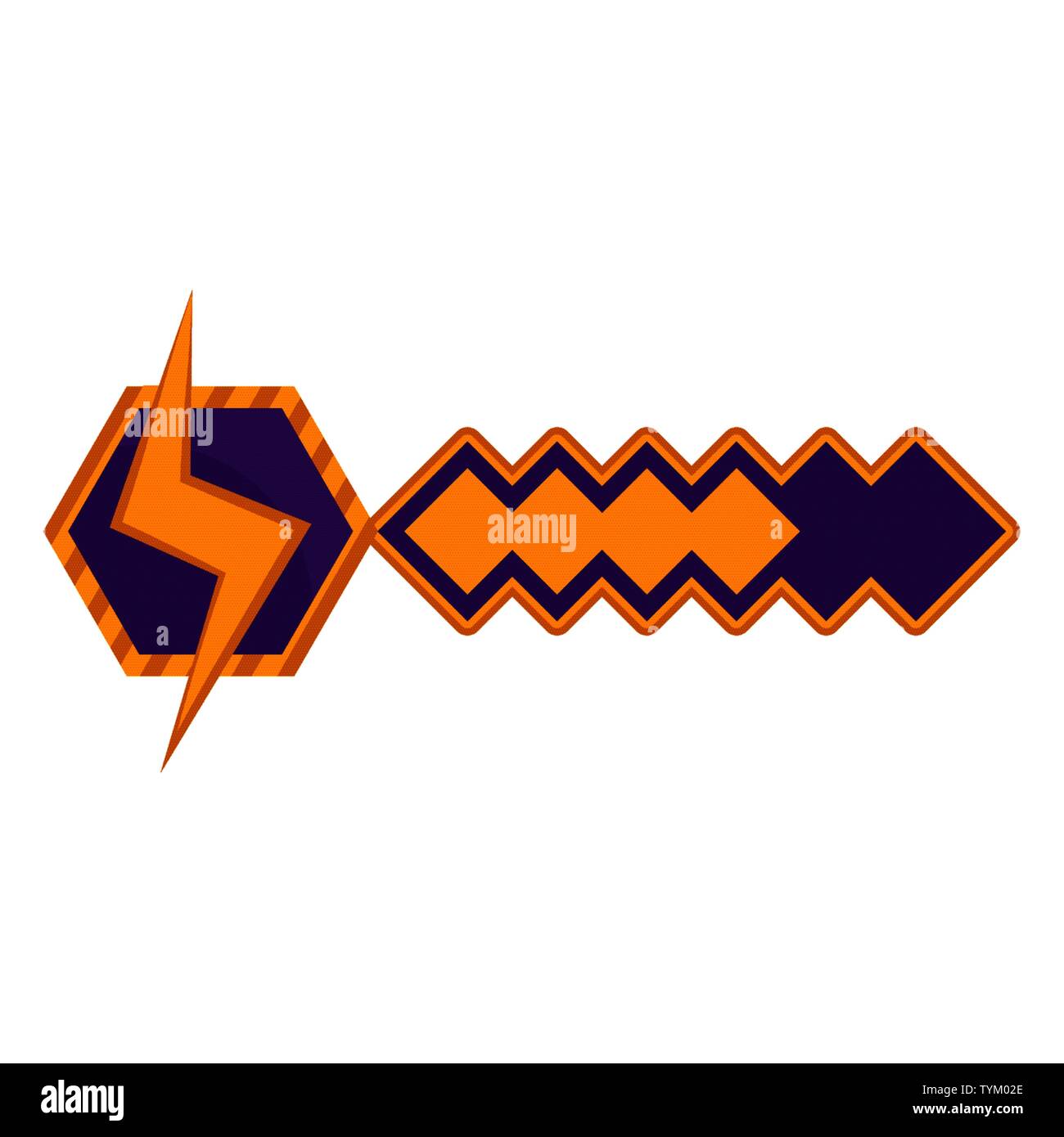 Isolated video game energy progress bar - Vector Stock Vector Image ...