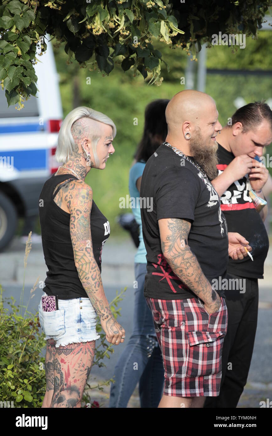 Ostritz Germany Schild und Schwert Festival Thorsten Heise NPD Arische ...