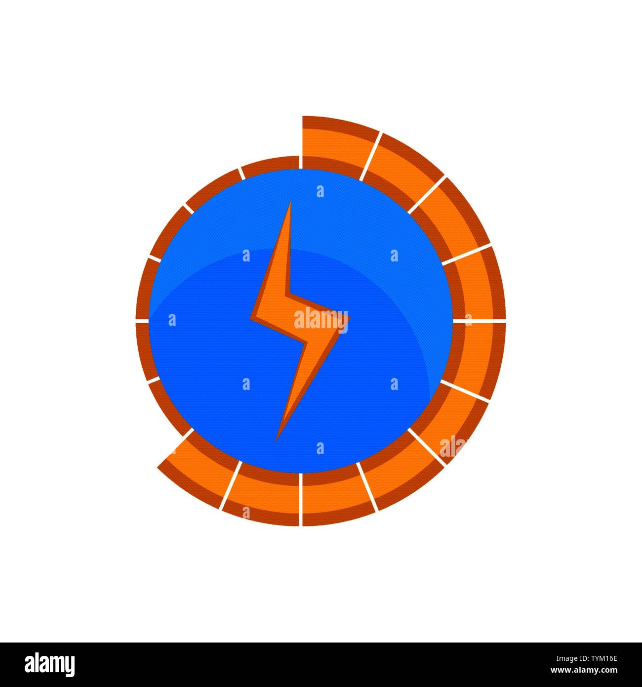 Isolated video game energy progress bar - Vector Stock Vector Image ...