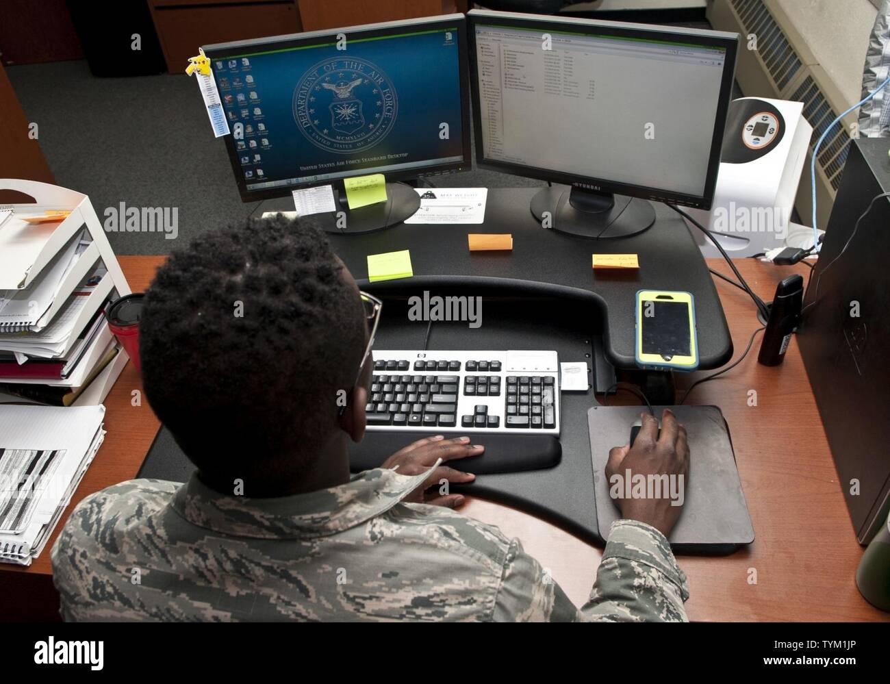 Airman 1st Class Malik Howard, 5th Maintenance Group maintenance ...