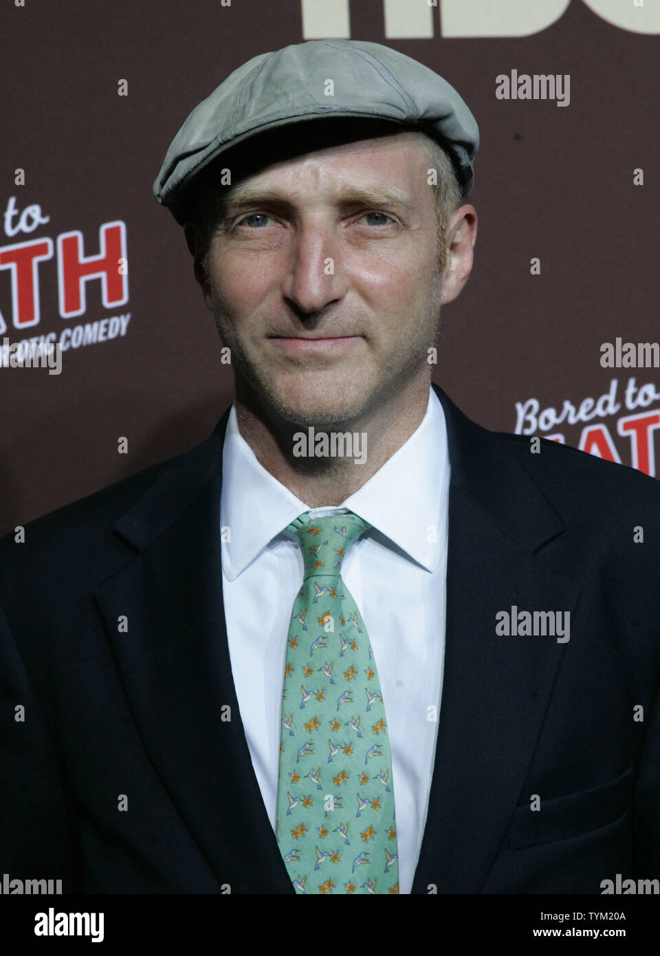 Jonathan Ames arrives for the premiere of "Bored to Death" at the NYU ...