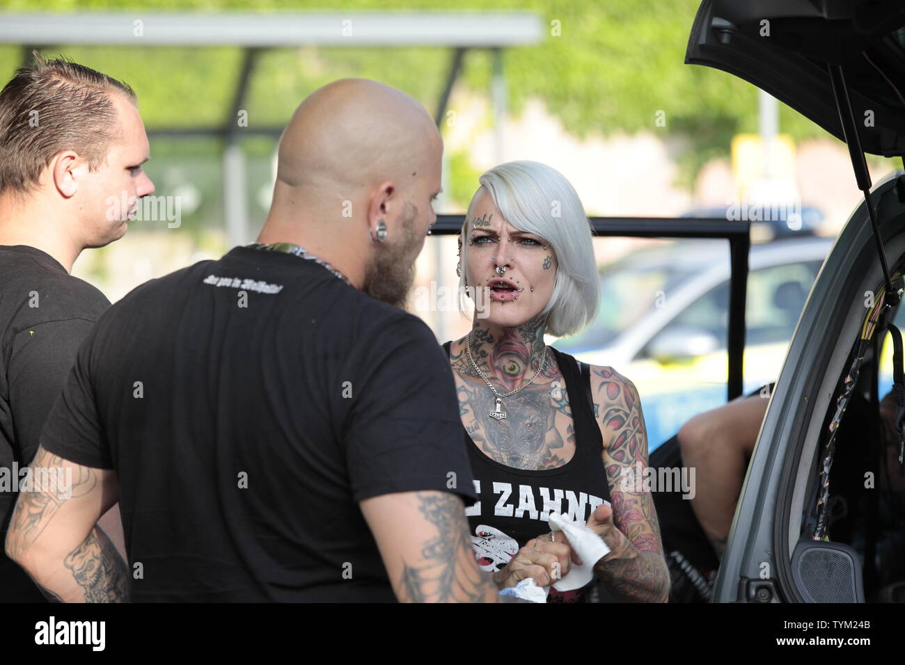 Ostritz Germany Schild und Schwert Festival Thorsten Heise NPD Arische ...