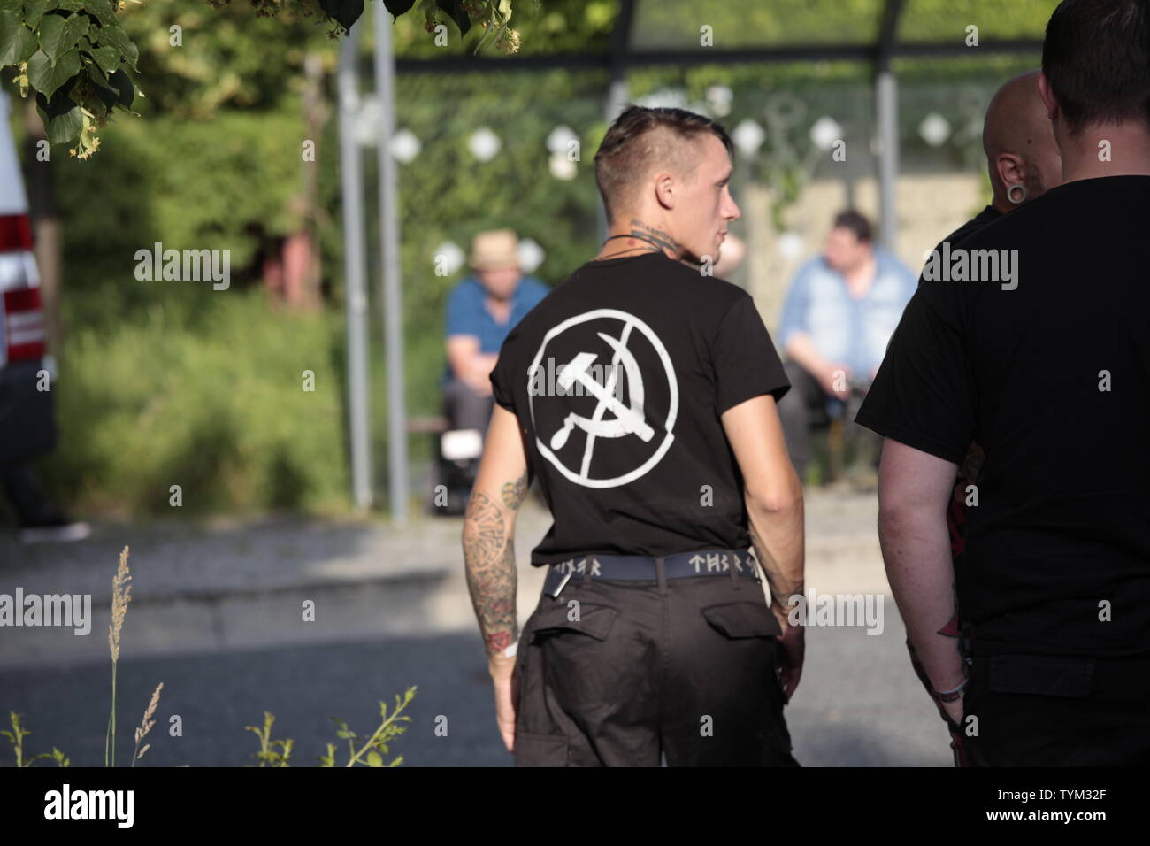 Ostritz Germany Schild und Schwert Festival Thorsten Heise NPD Arische ...