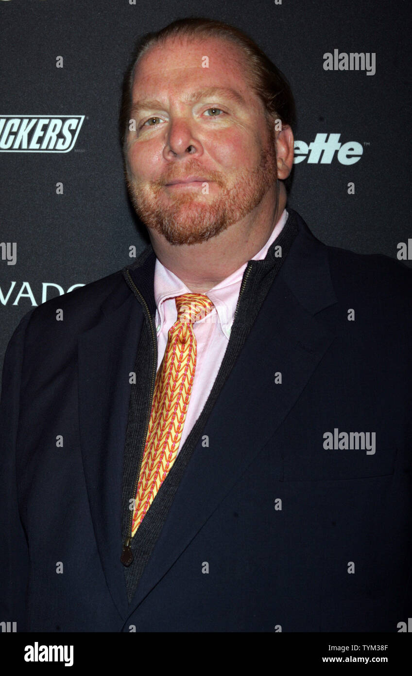 Mario Batali arrives for the GQ Gentlemen's Ball at the Edison Ballroom ...
