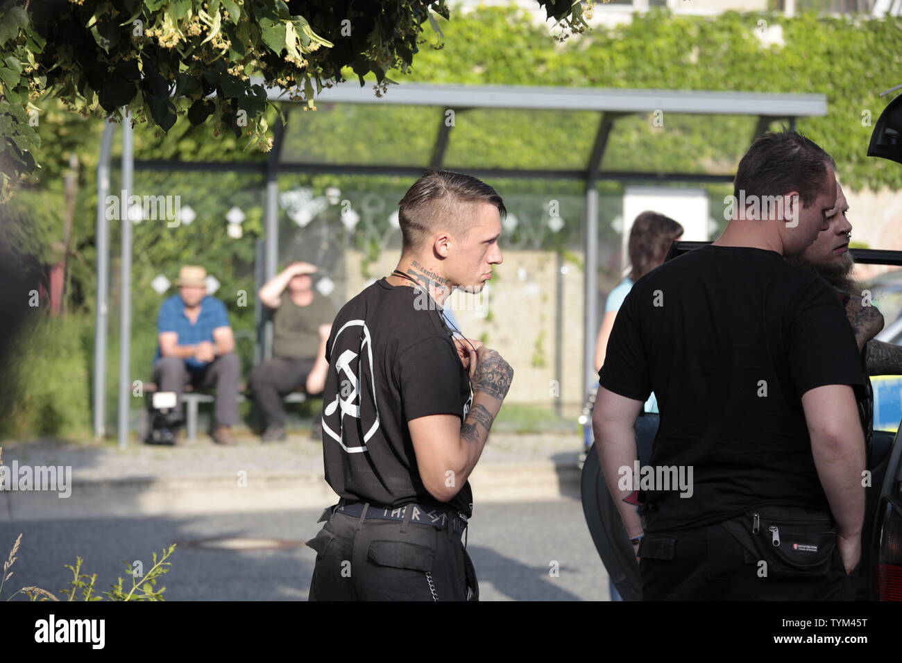 Ostritz Germany Schild und Schwert Festival Thorsten Heise NPD Arische ...