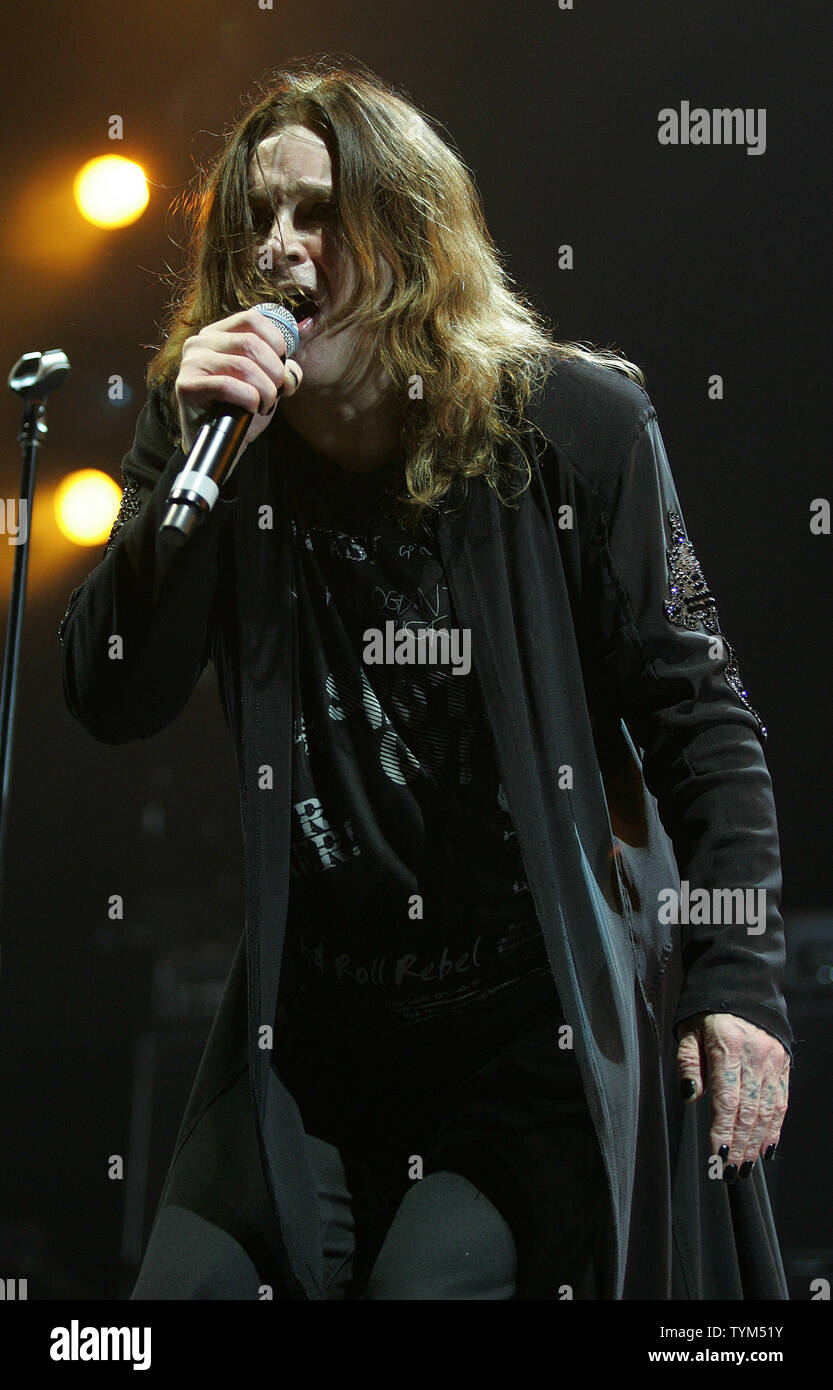 Ozzy Osbourne performs in concert at Madison Square Garden in New York ...