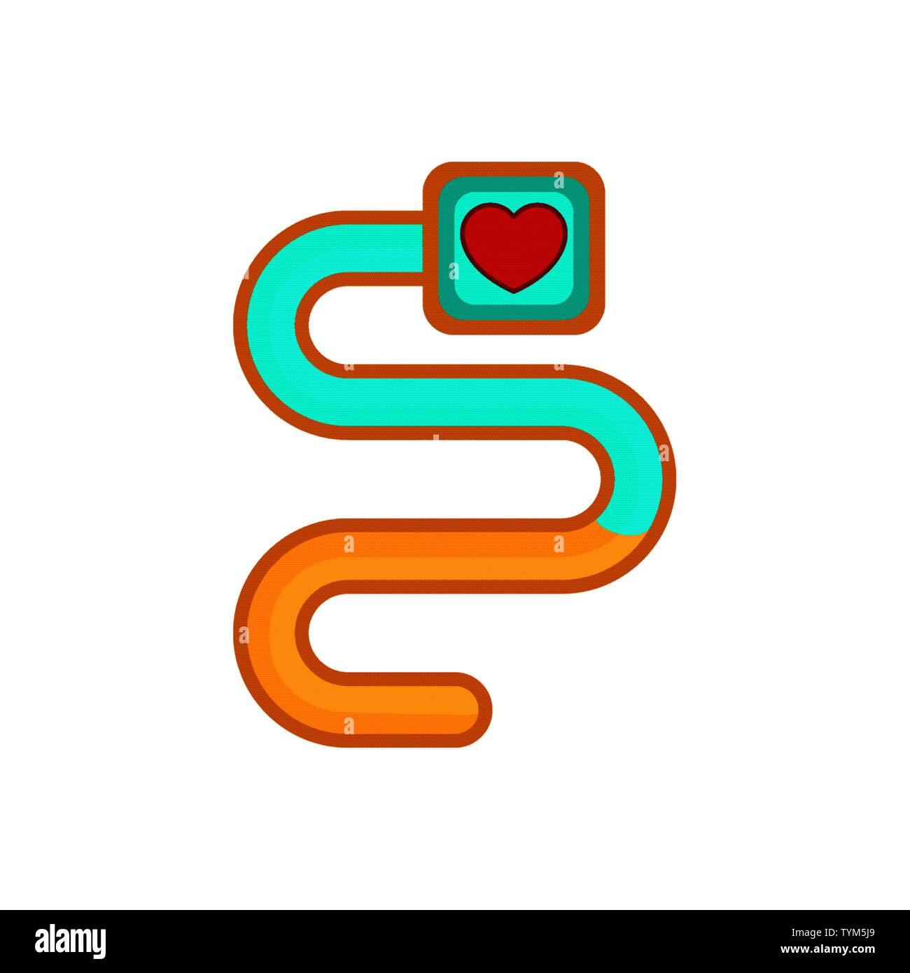 Isolated video game life progress bar- Vector Stock Vector Image & Art ...