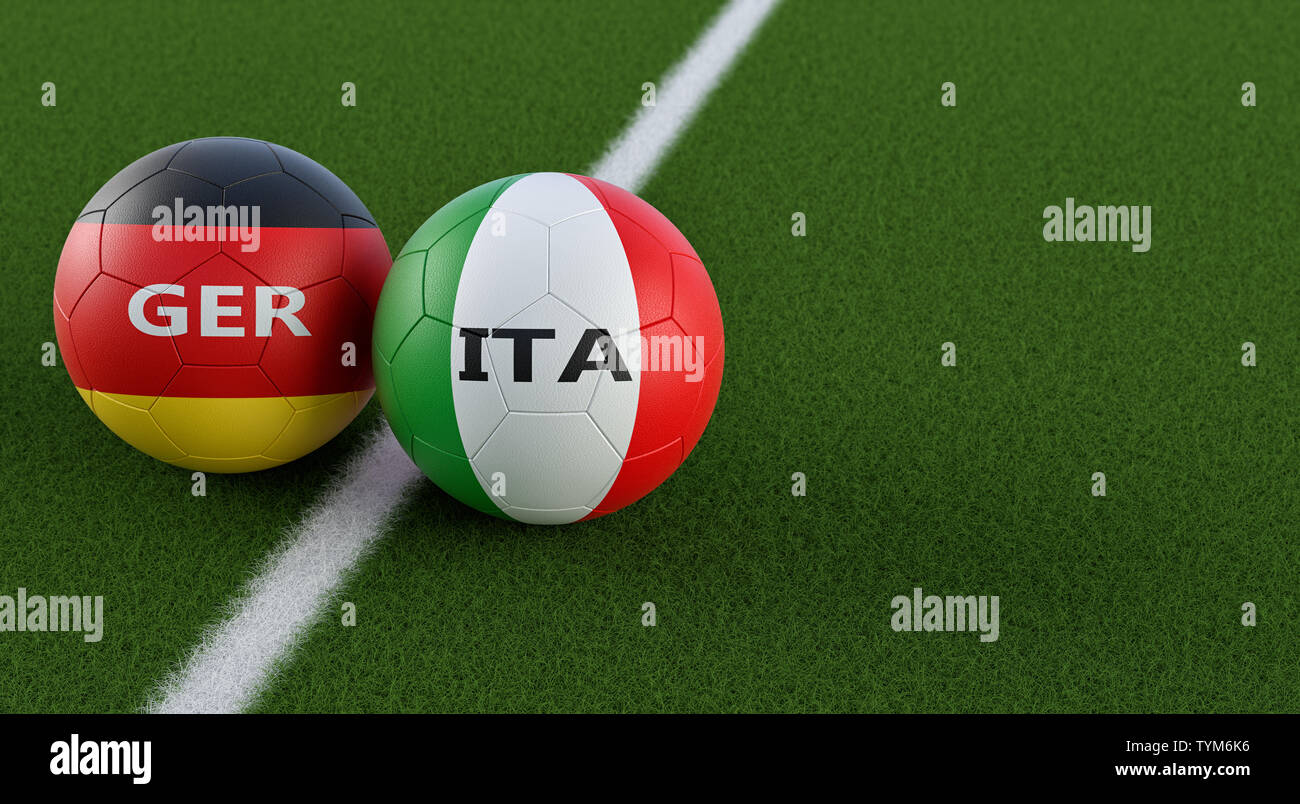 Germany vs italy soccer hi-res stock photography and images - Alamy