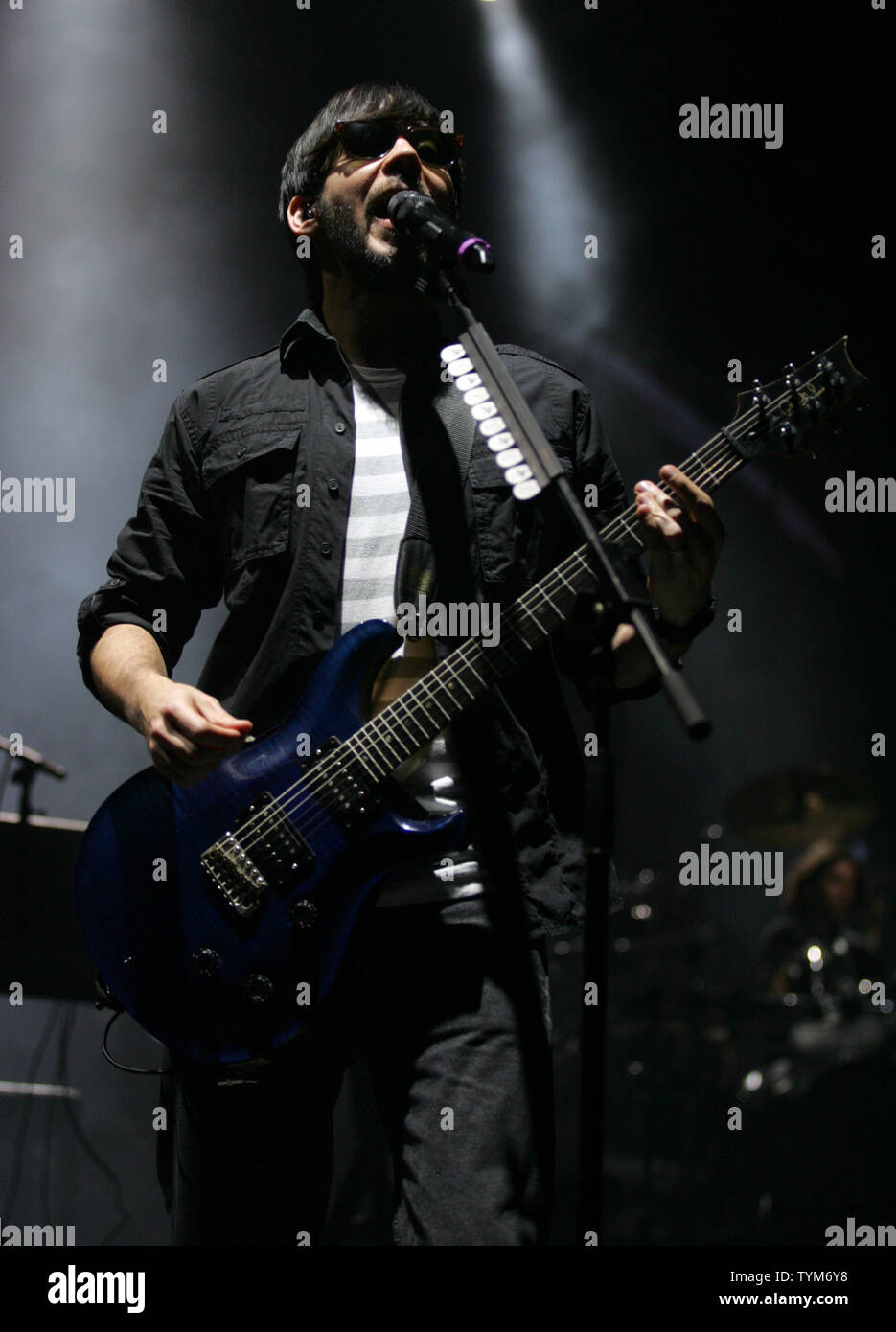 Linkin Park performs in concert at Madison Square Garden in New York on ...