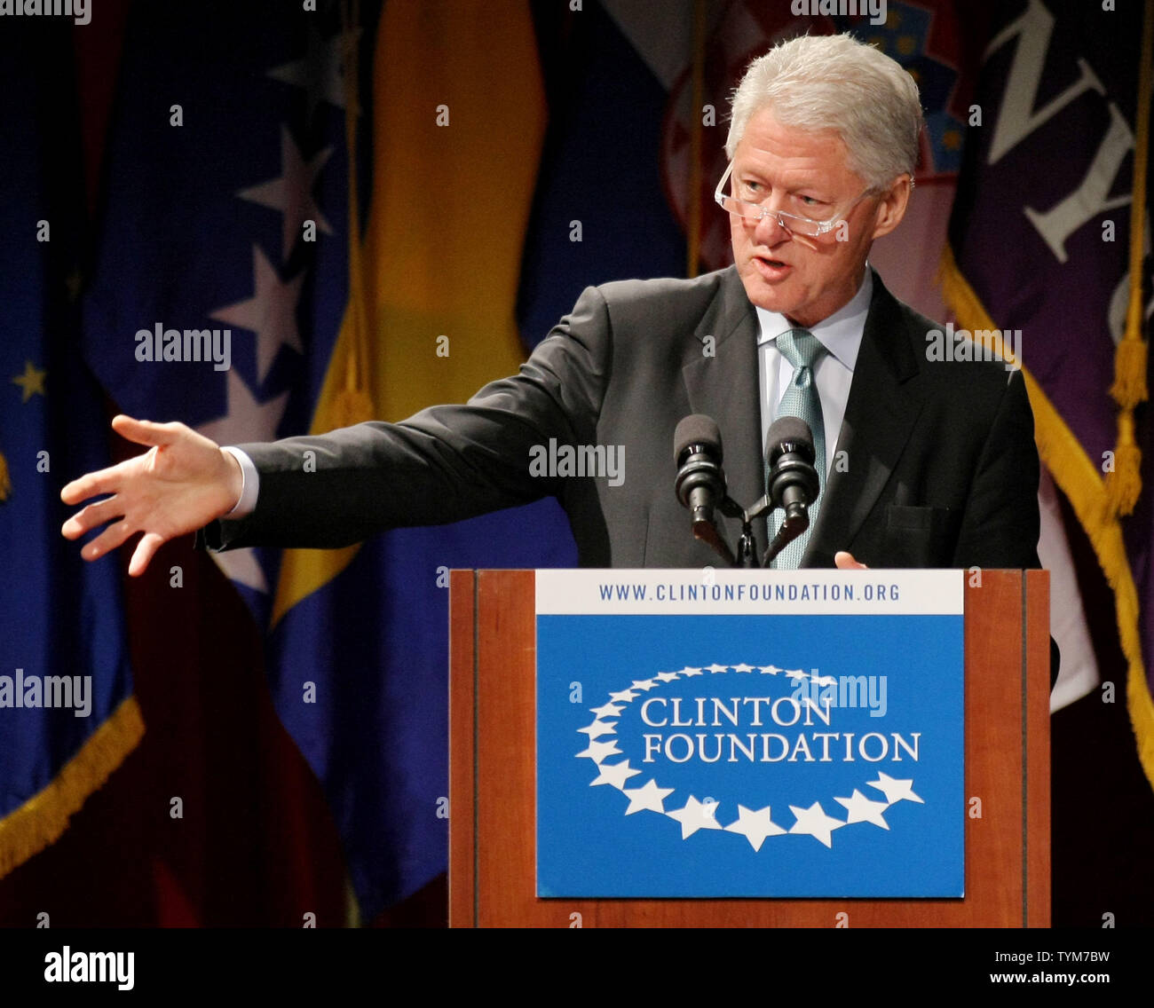 Former President Bill Clinton, founder of the William J. Clinton ...