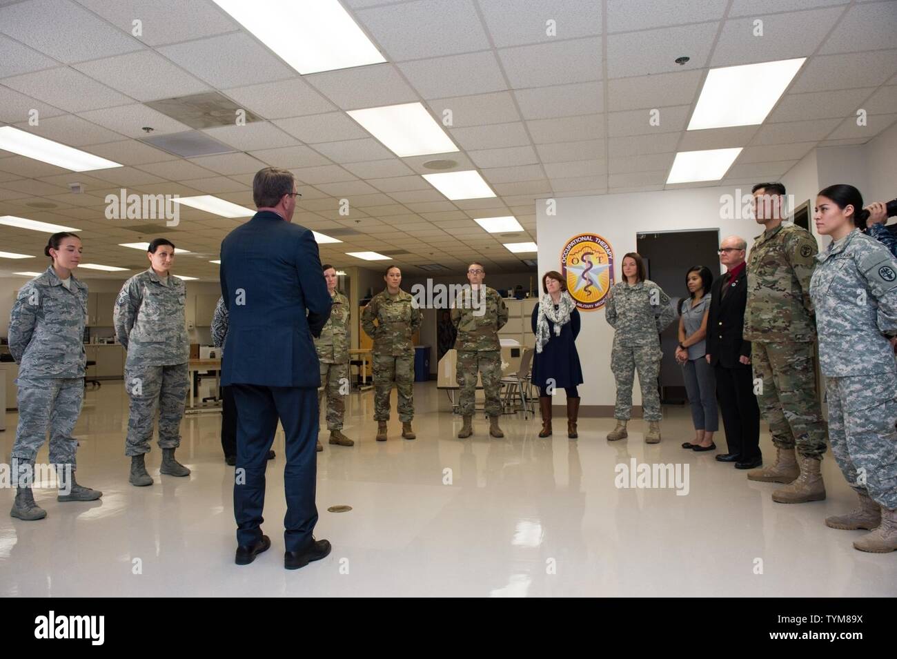 Secretary of Defense Ash Carter recognizes outstanding Brooke Army ...