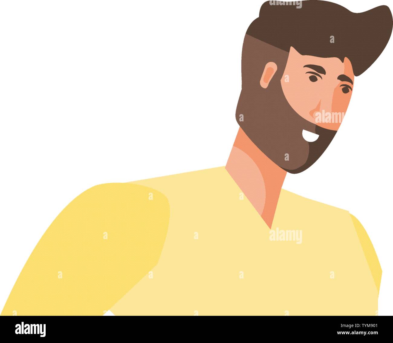Avatar of a man design, Boy male person human and attractive theme ...