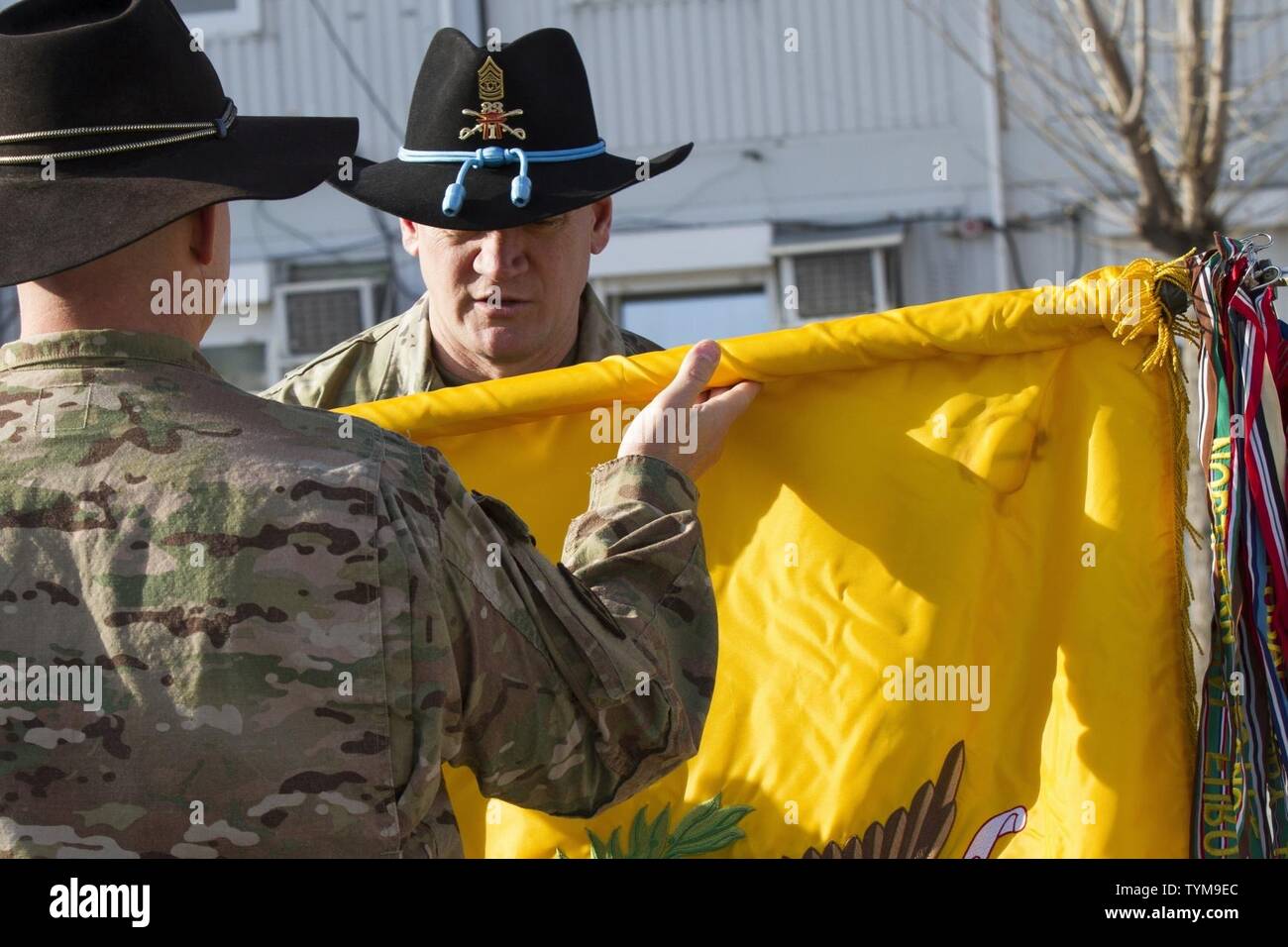 U.S. Army Lt. Col. Scott Virgil, commander of the 1st Squadron, 33rd ...