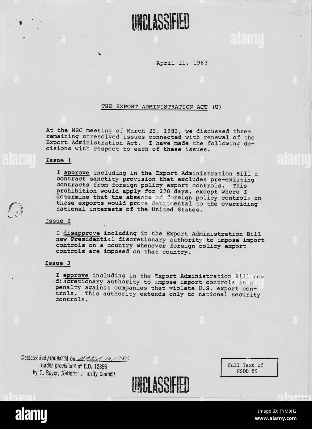 Export administration act hi-res stock photography and images - Alamy