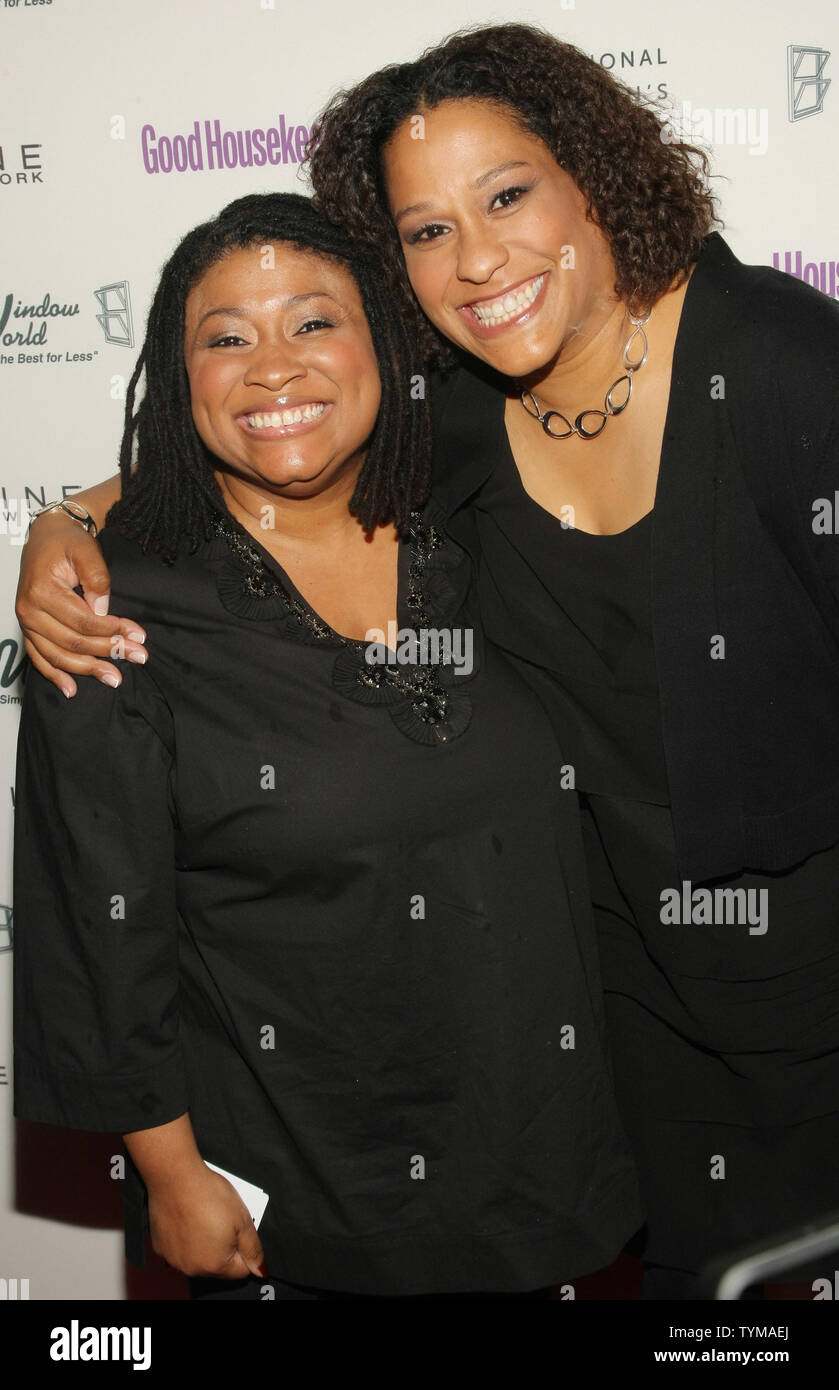 Frances Callier (L) and Angela Shelton, aka Frangela, arrive to the ...