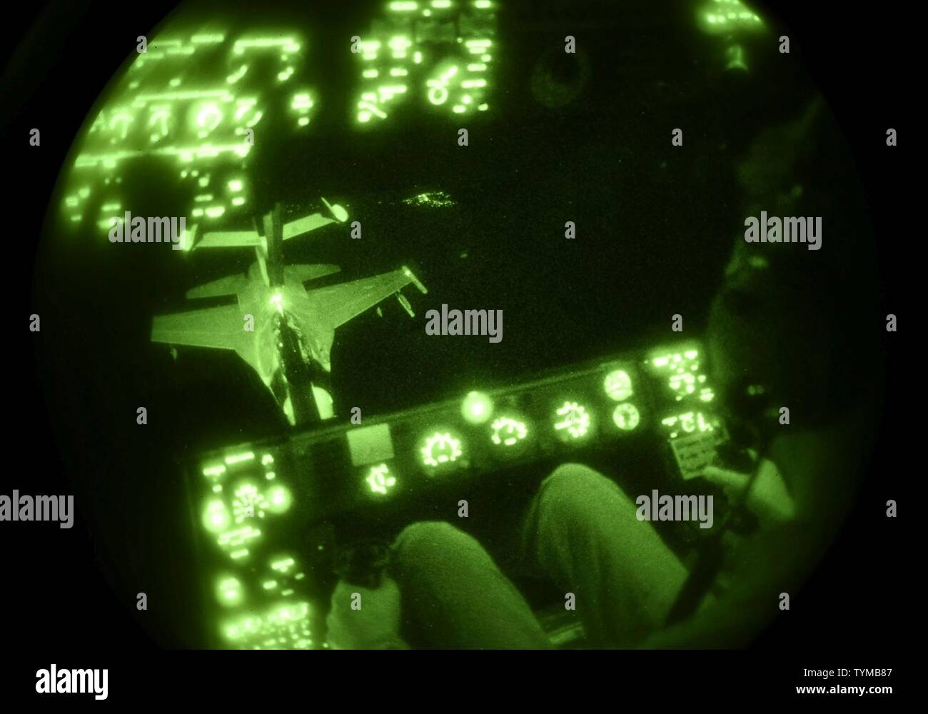 Tech. Sgt. Alan Greene, 70th Air Refueling Squadron boom operator ...