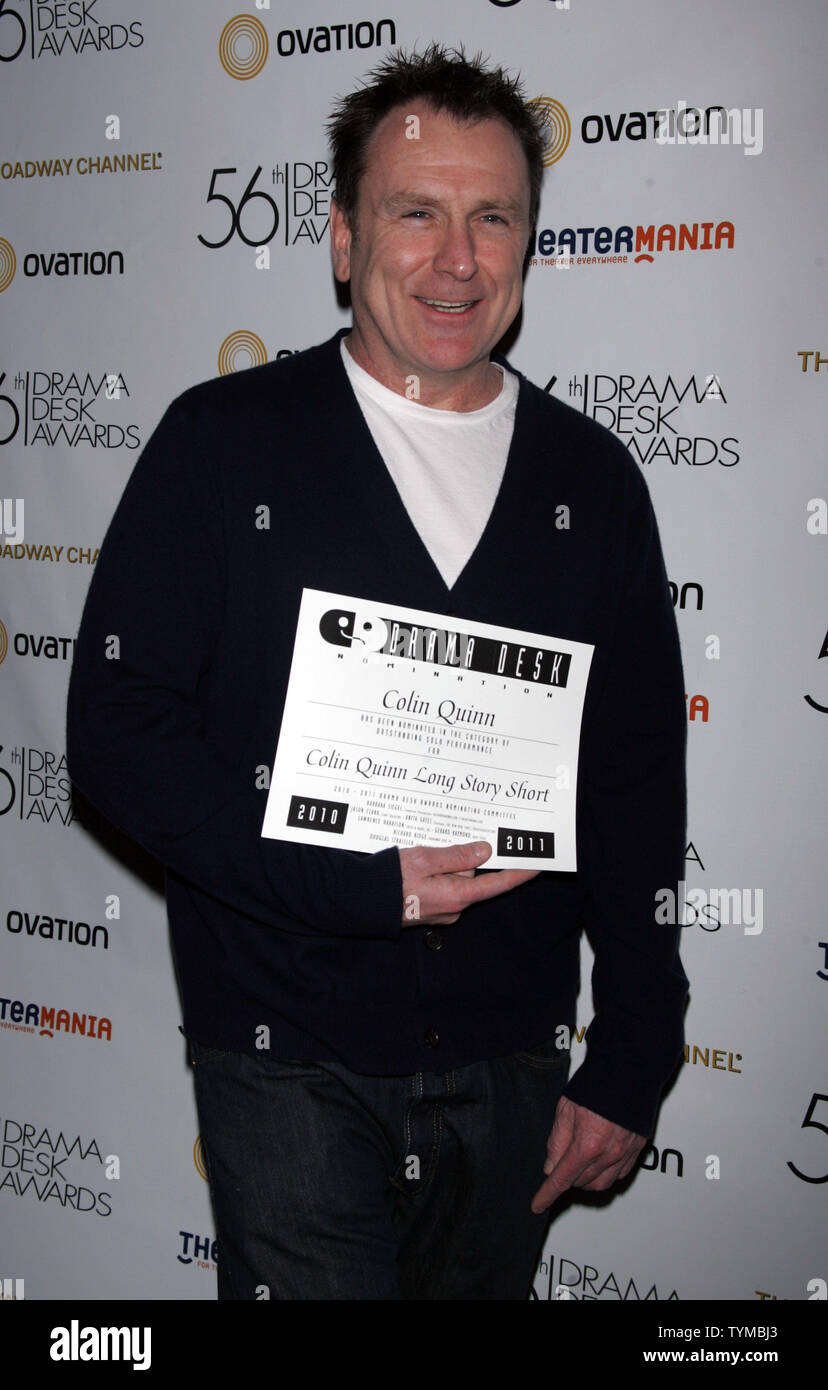 Colin Quinn arrives for the Reception for the Drama Desk Award Nominees ...