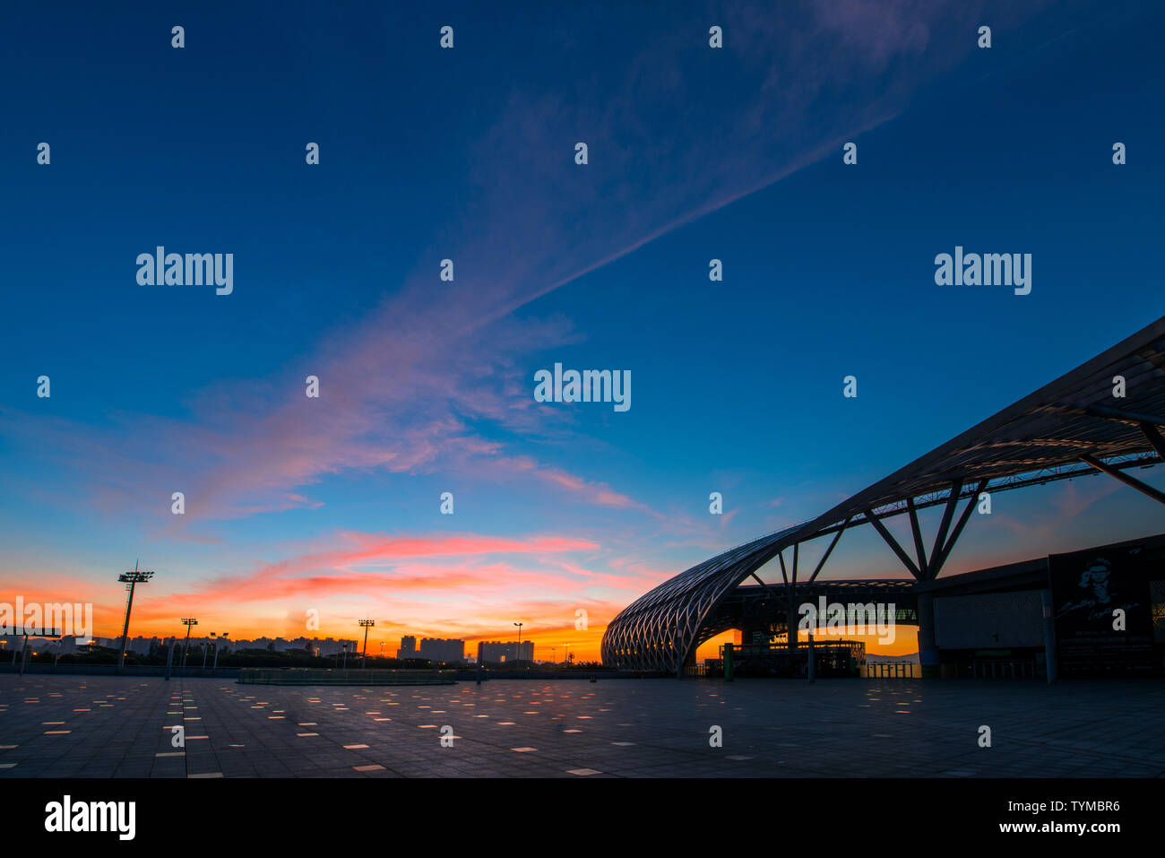 Shenzhen Spring Cocoon Sports Center Stock Photo - Alamy