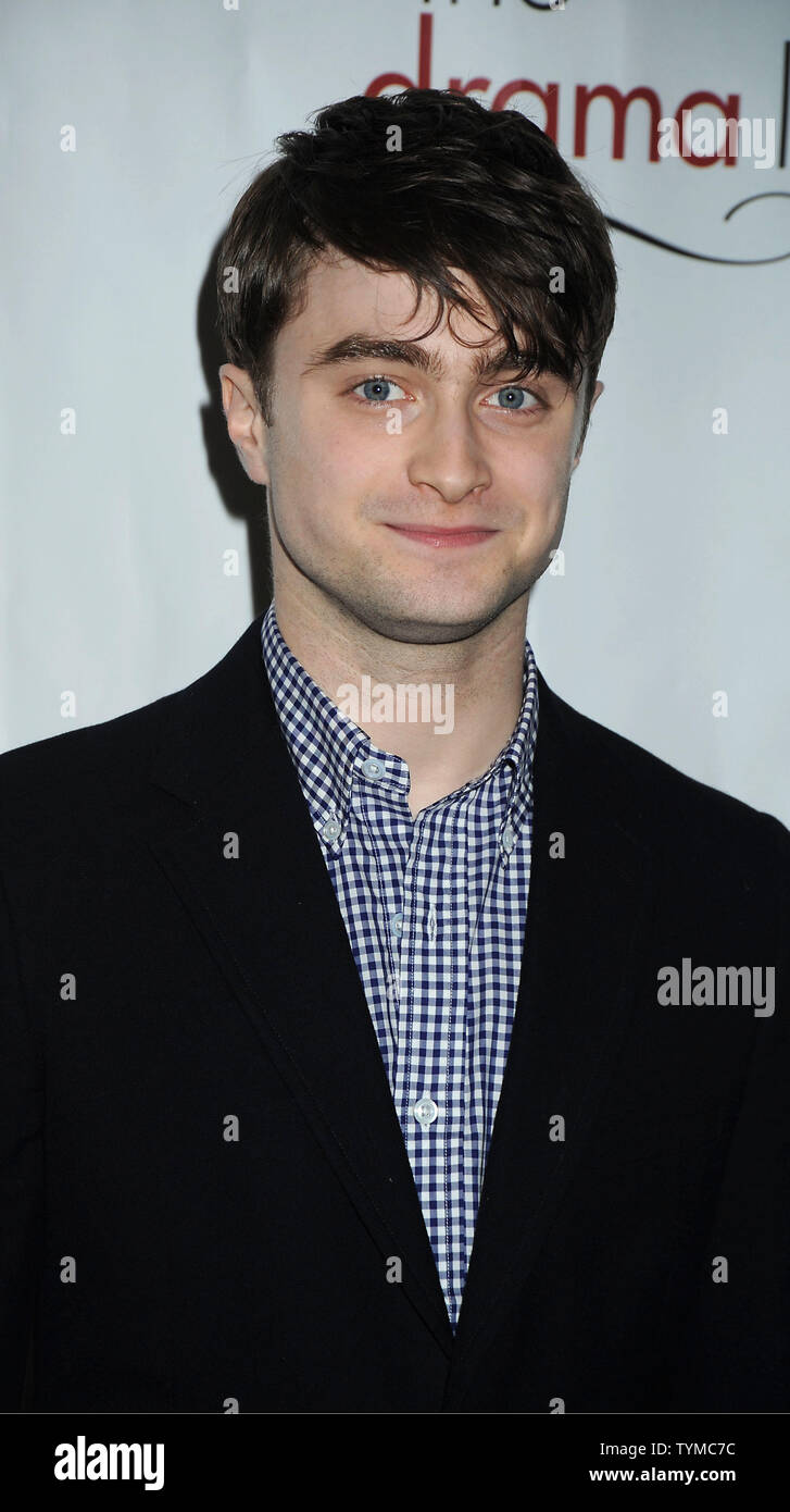 Daniel Radcliffe arrives for the Drama League Awards Ceremony and ...
