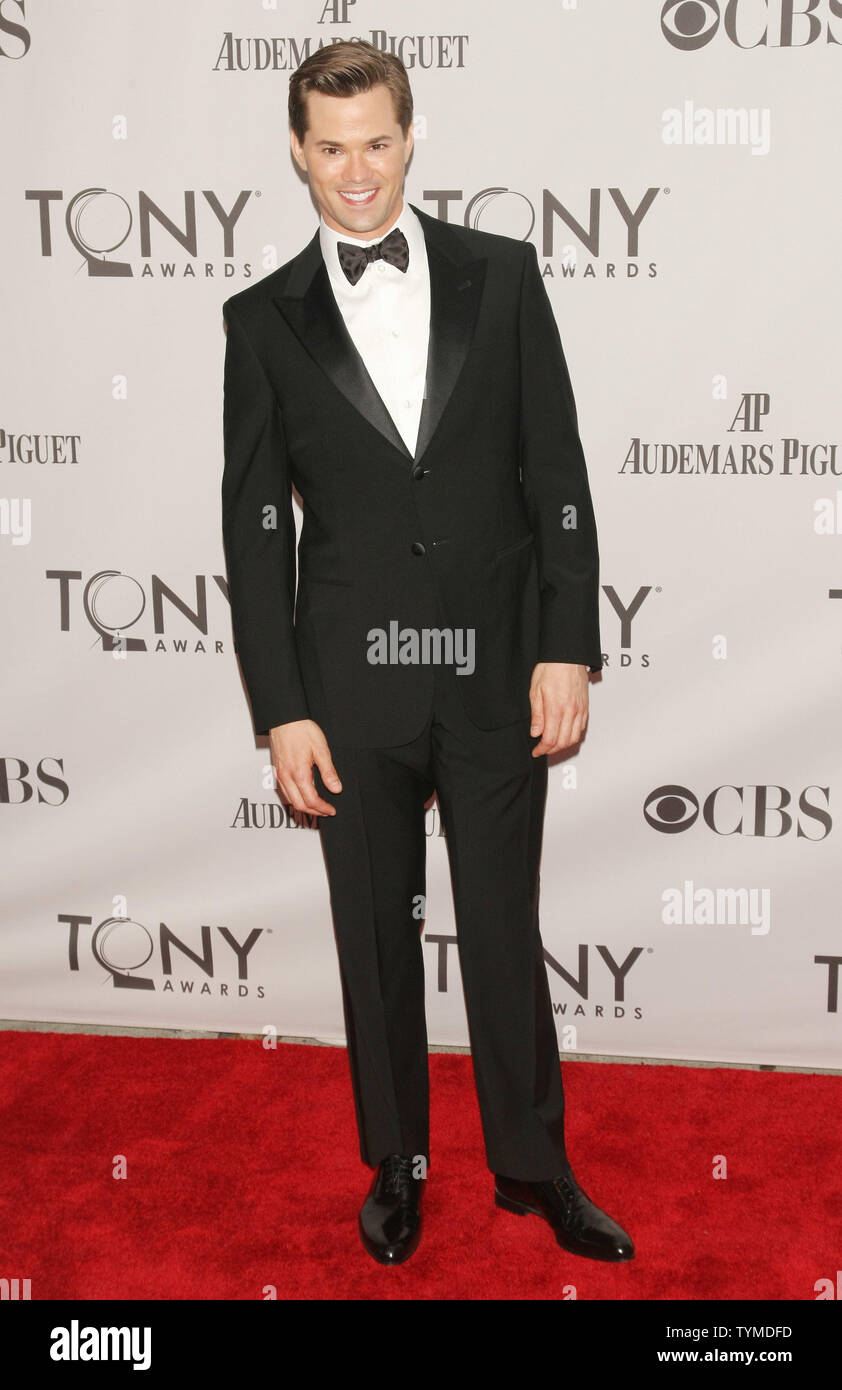 Andrew Rennells from "The Book of Mormons" arrives at the 65th Annual ...