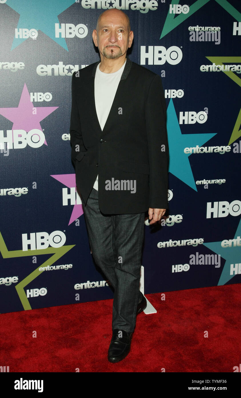 Ben Kingsley arrives for the "Entourage" premiere at The Beacon theater ...